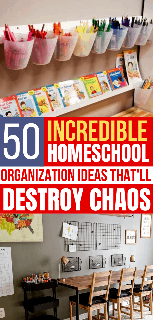 50+ Homeschool Room Organization Ideas